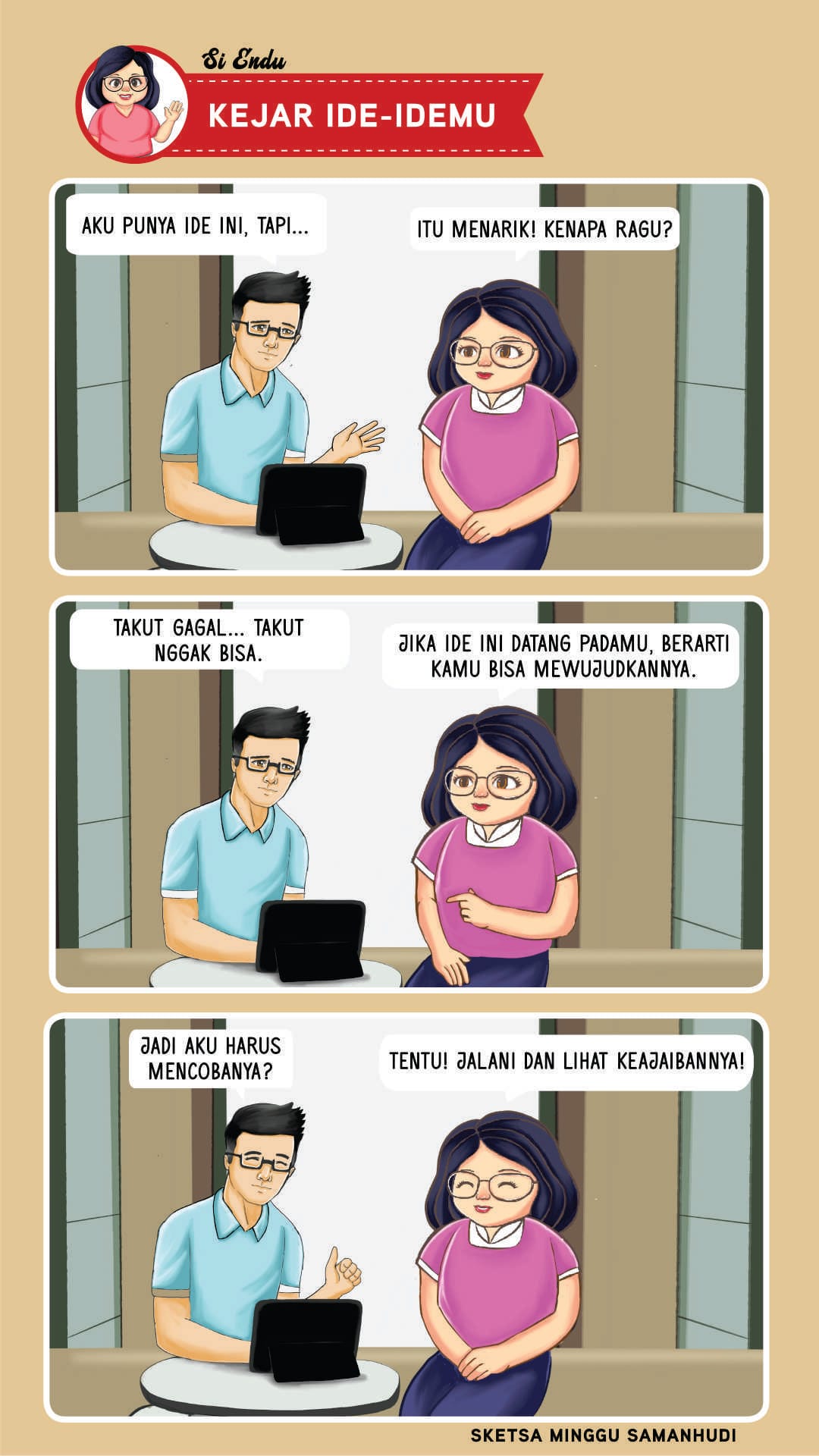Si Endu – Kejar Ide-Idemu | Sketsa Minggu Samanhudi