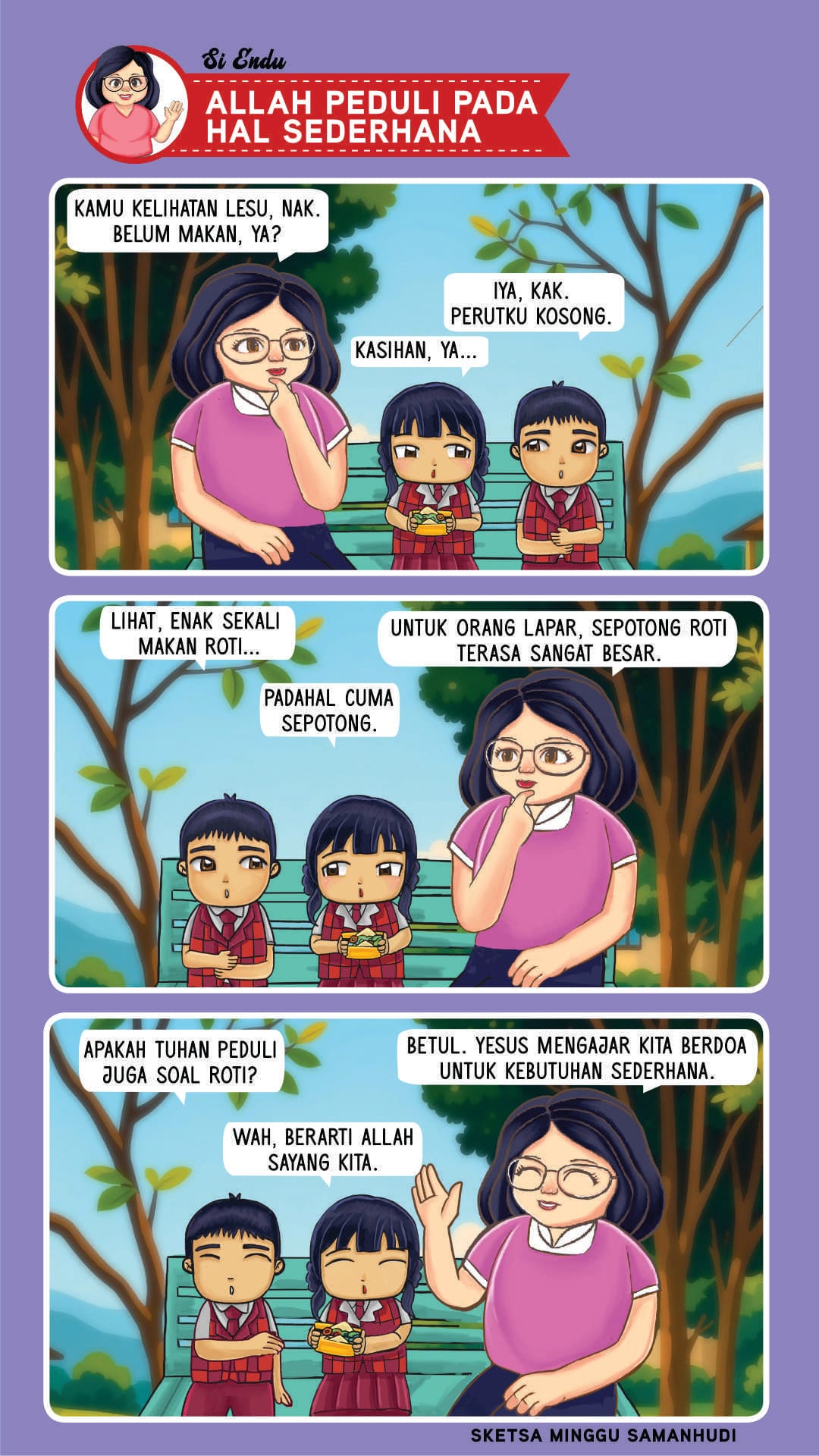 Si Endu – Allah Peduli Pada Hal Sederhana | Sketsa Minggu Samanhudi